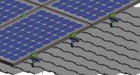 China Pre Assembled Anodized Aluminum Solar Rooftop Mounting Structure for sale