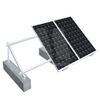 China Triangular Preassembled Flat Roof Solar Mounting System for sale
