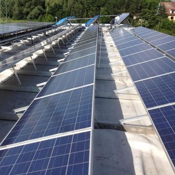 Cina Sistema di montaggio solare di alluminio 3000W 5000W del tetto piano 6005 T5 in vendita