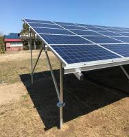 China Pre Assembly Solar Racking Systems Foldable Aluminum Solar Panel Support Frame for sale