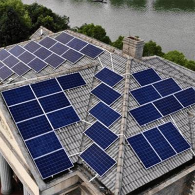 Cina Sistema 5KW del pannello solare di potere verde per uso domestico in vendita
