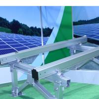 China Ground Mount Racking System Lightweight Al6005-T5 With 25years Using for sale