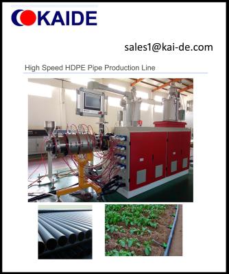 China High Speed HDPE Pipe Production Line for sale