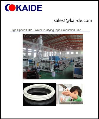 China High Speed LDPE Water Purifying Pipe Production Line for sale
