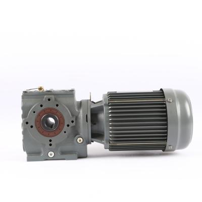 China Flange Mounted 62HRC Helical Worm Gear Motor 2 Stages for sale