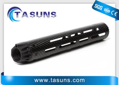 Cina Tubi e Rohi della fibra del carbonio di resistenza al calore di Handguard con le scanalature lavorate in vendita