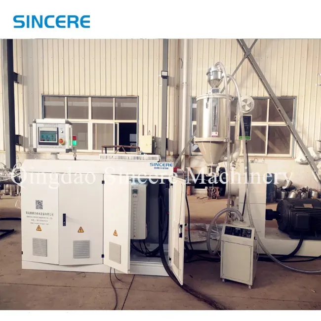 Plastic Inner Rib Reinforced Polyethylene HDPE Structural Wall Spiral Corrugated Pipe Extrusion Machine