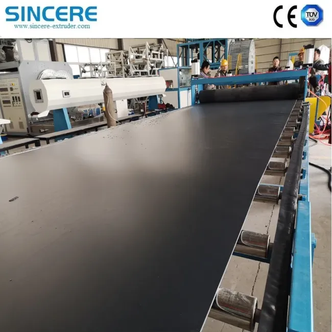 PP PE PVC Thick Plastic Sheets/Board/Panel Extrusion Machine Line