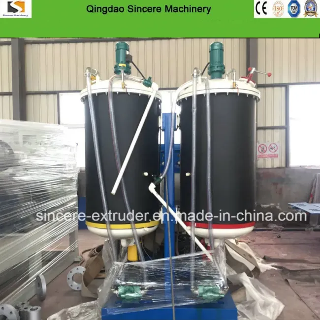 HDPE Thermal Insulation Pipe Making Machine for Steel Tube