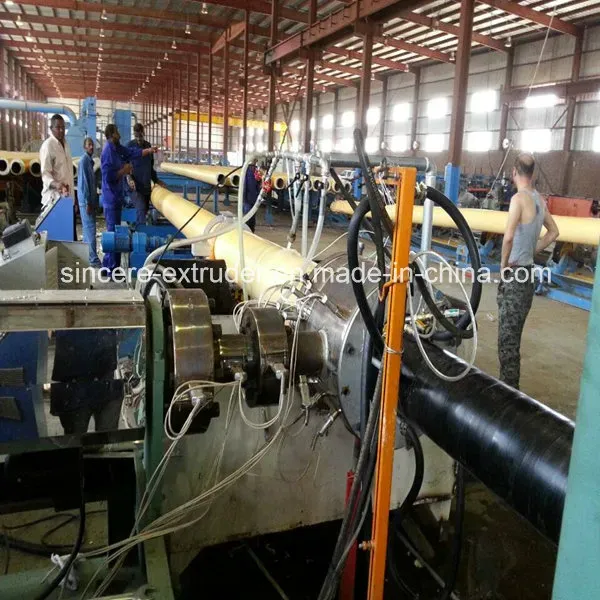 HDPE Thermal Insulation Pipe Making Machine for Steel Tube
