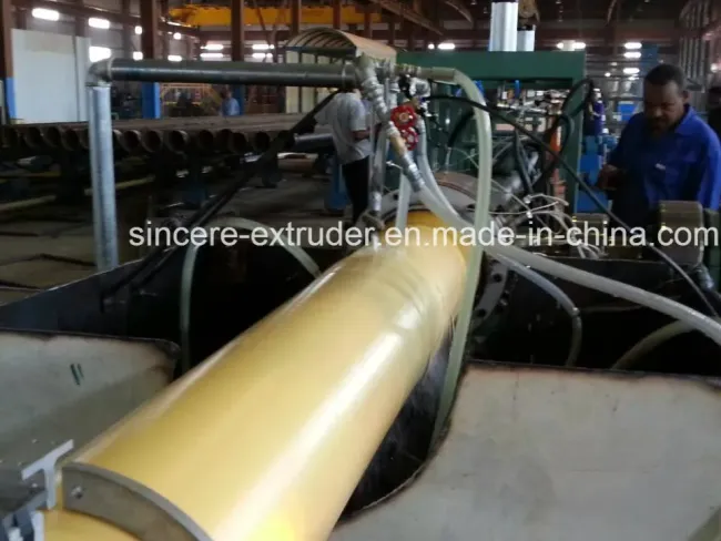 HDPE Thermal Insulation Pipe Making Machine for Steel Tube