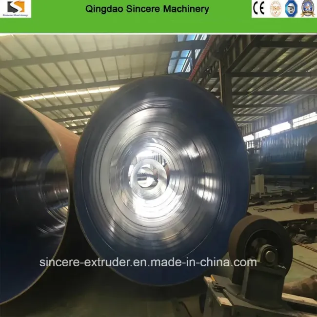 Three Layers Fbe 3PE Steel Pipe Oil Transport Pipe Plastic Coating Line