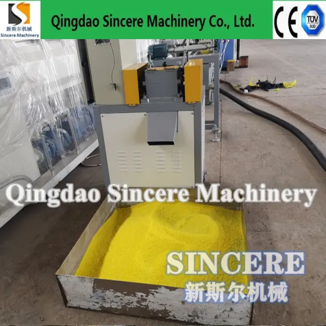 Plastic Granulation Line with Parallel Twin Screws Extruder 1000-1500kgh