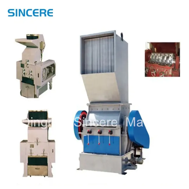 High-Capacity Shredder Machinery for Bottle Flakes/ Waste Sheet