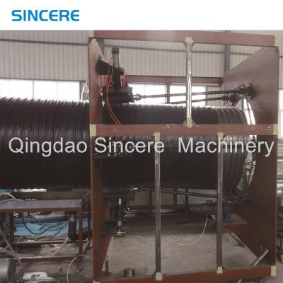 China Spiraalspiraalbuis extruderingslijn van afvalwater Versterkt stalen plasticbuis extruderapparatuur Te koop