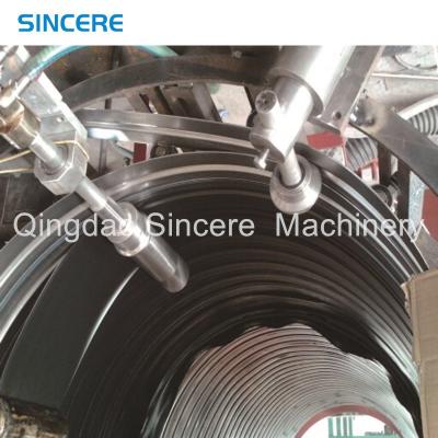 China Spiraalspiraalbuis extruderingslijn van afvalwater Versterkt stalen plasticbuis extruderapparatuur Te koop