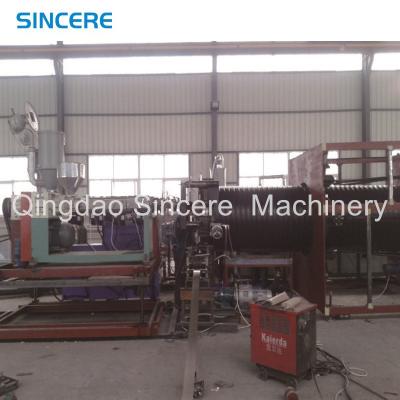 China Spiraalspiraalbuis extruderingslijn van afvalwater Versterkt stalen plasticbuis extruderapparatuur Te koop