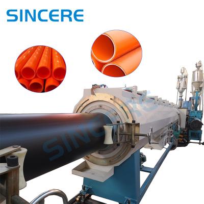China Schroef PP PE PPR-buis-extrusielijn met enkel schroefontwerp en 6 m vacuümtank for sale