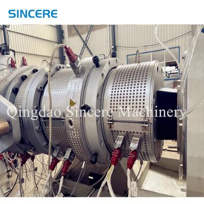 China Plastic HDPE Polyethylene Winding Pipe Extrusion Line Spiral Plastic Pipe Production Line for sale