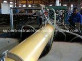 Quality PLC PE PU Insulation Flexible PVC Pipe Manufacturing Machine Water Cooled for sale