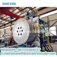 Quality PE PP HDPE Wound Manhole Spiral Pipe Extrusion Line Hollow Walled for sale
