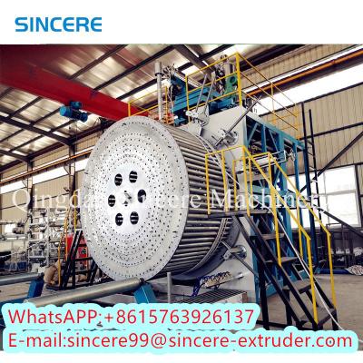Quality PE PP HDPE Wound Manhole Spiral Pipe Extrusion Line Hollow Walled for sale