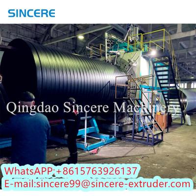 Quality Spiral Winding Sewerage PE Polyethylene Pipe Production Line Plastic PP for sale