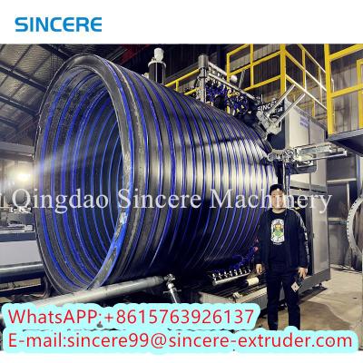 China Equipamento de linha de extrusão de tubos de polietileno PE de parede estruturada à venda