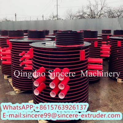 China Strukturwand-Polyethylen-PE-Rohr-Extrusionsleitung Ausrüstung Spirale Wicklung PPR-Rohr-Extruder zu verkaufen