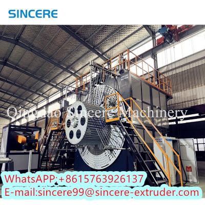 Quality PLC Thermoplastic Spiral PP PPR PE PVC HDPE Pipe Production Line Machine for sale