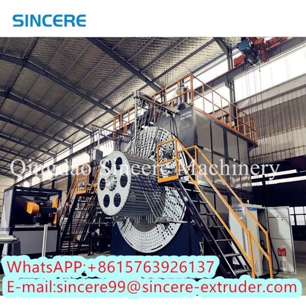 Quality PLC Thermoplastic Spiral PP PPR PE PVC HDPE Pipe Production Line Machine Extruder for sale