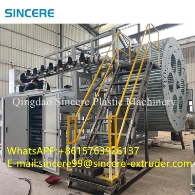 Quality Plastic PE PP PVC Solid Wall Spiral Winding Pipe Extrusion Line Machinery for sale