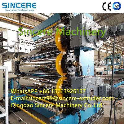 Cina 500 mm Linea di produzione di fogli di PVC in PP PE di plastica in vendita