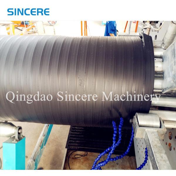 Quality Hollow Wall Spiral Plastic Pvc Pipe Manufacturing Machine Manufacturing Extruder for sale