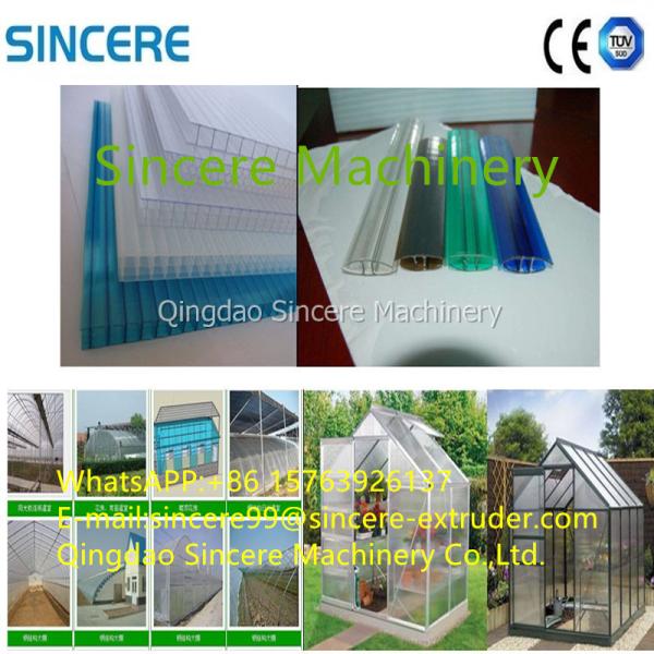 Quality PC PP PE Hollow Board Sheet Extruder PVC Sheet Extrusion Machine Customized for sale