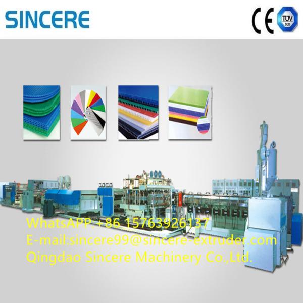 Quality PC PP PE Hollow Board Sheet Extruder PVC Sheet Extrusion Machine Customized for sale