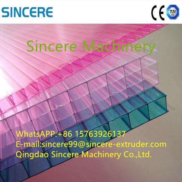 Quality PC PP PE Hollow Board Sheet Extruder PVC Sheet Extrusion Machine Customized for sale