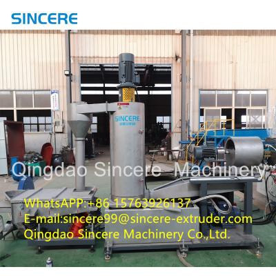 China Plastic PE PP PVC Pelletizing Line Water Ring Recycling Extrusion for sale