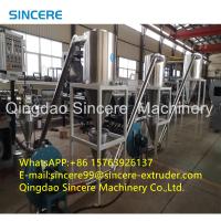 China Waste PVC WPC Plastic Pelletizing Line Granulating Machine Hot Cut Type for sale