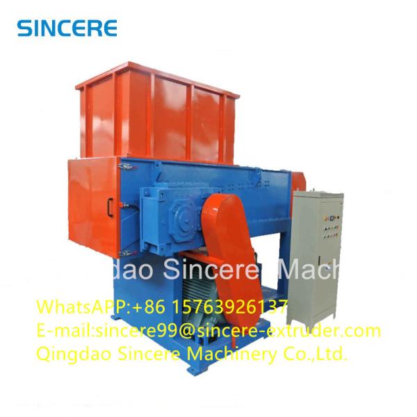 Quality PLC Processing Plastic Bottle Shredder Machine Crusher Auxiliary Equipment for sale