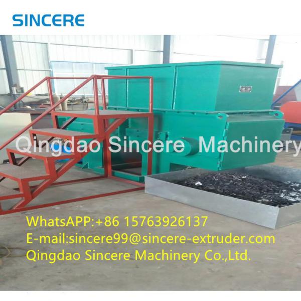 Quality OEM Plastic Auxiliary Equipment Shredder Crusher Machine For Pipe Sheet Bottles Shoes Textile for sale