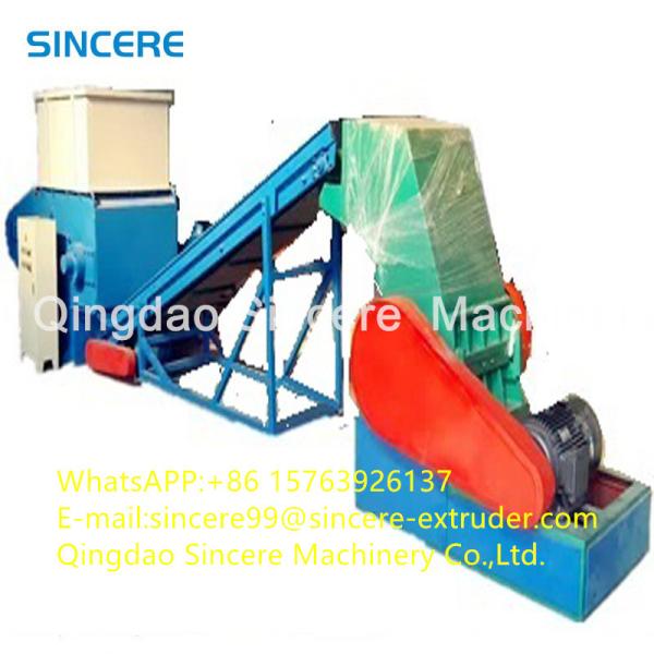Quality OEM Plastic Auxiliary Equipment Shredder Crusher Machine For Pipe Sheet Bottles for sale