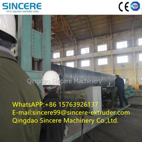 Quality Industrial 3pe Spiral Steel Pipe Coating Line Fusion Bonded Epoxy custom for sale