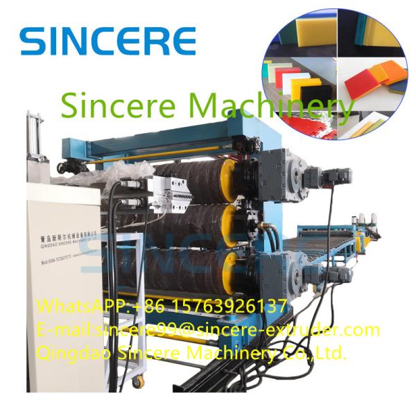 Quality Plastic PE PP ABS PS Sheet Extrusion Line Machine Single Screw 150mm-8000mm for sale