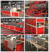 Quality Industrial Upvc Extrusion Machine PVC WPC Plastic Profile Production Line for sale