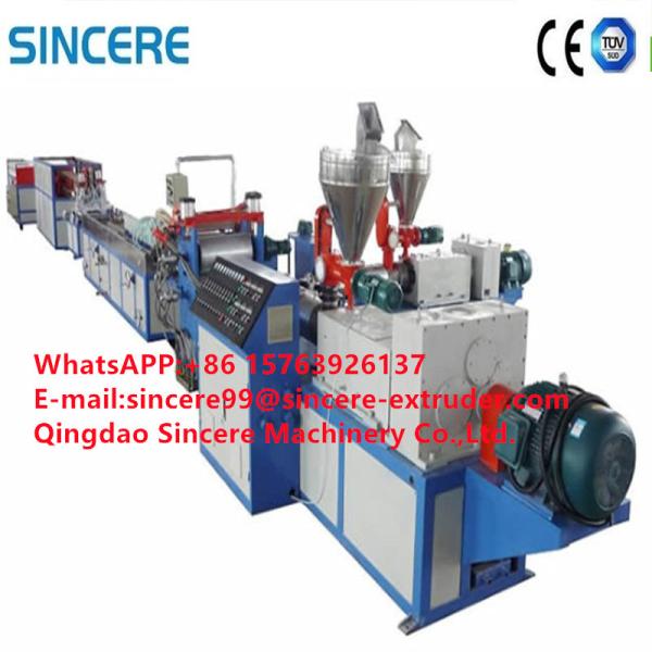 Quality Plastic PVC WPC Profile Machine Ceiling Wall Panel Extrusion Line for sale