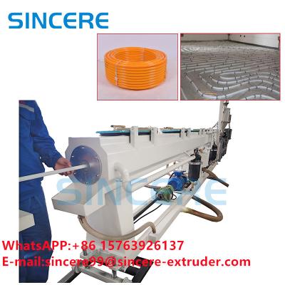 Cina PB PEX PERT Linea di estrusione di tubi di plastica per la produzione di tubi ondulati in vendita