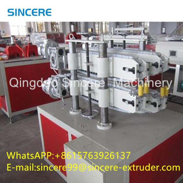 Quality PLC Control Tube Plastic Pipe Extrusion Line PVC Twin Pipe Production Line for sale