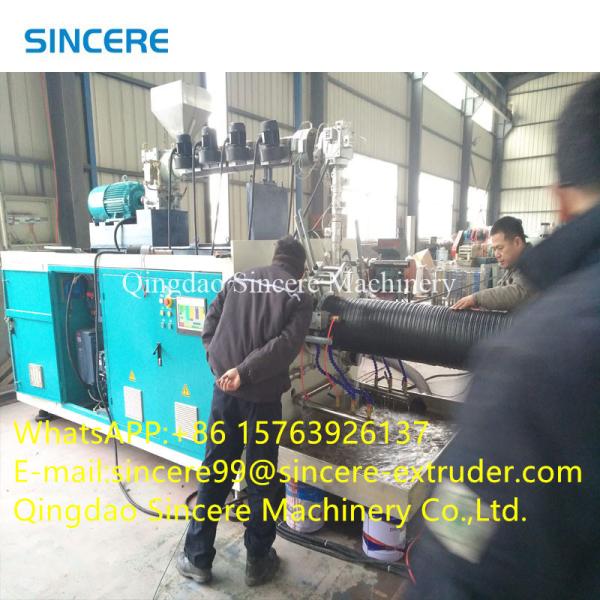 Quality PE Wound Spiral Tube Making Machine Extrusion Corrugated Pipe Production Line for sale
