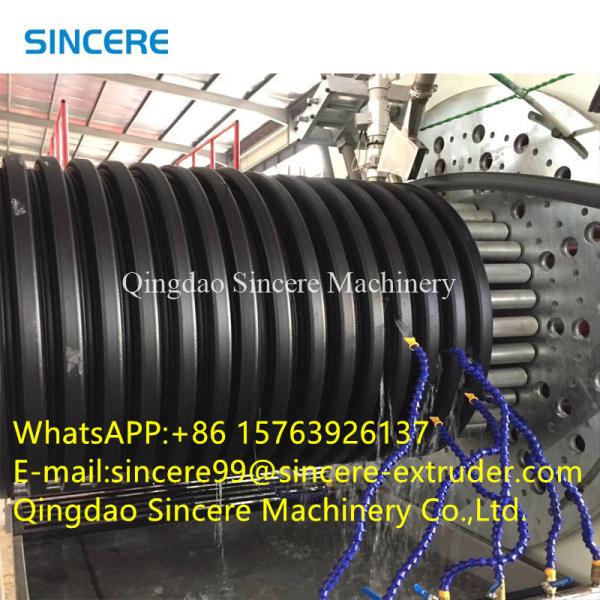Quality Computerized HDPE Corrugated Pipe Extruder Conduit Making Machine for sale